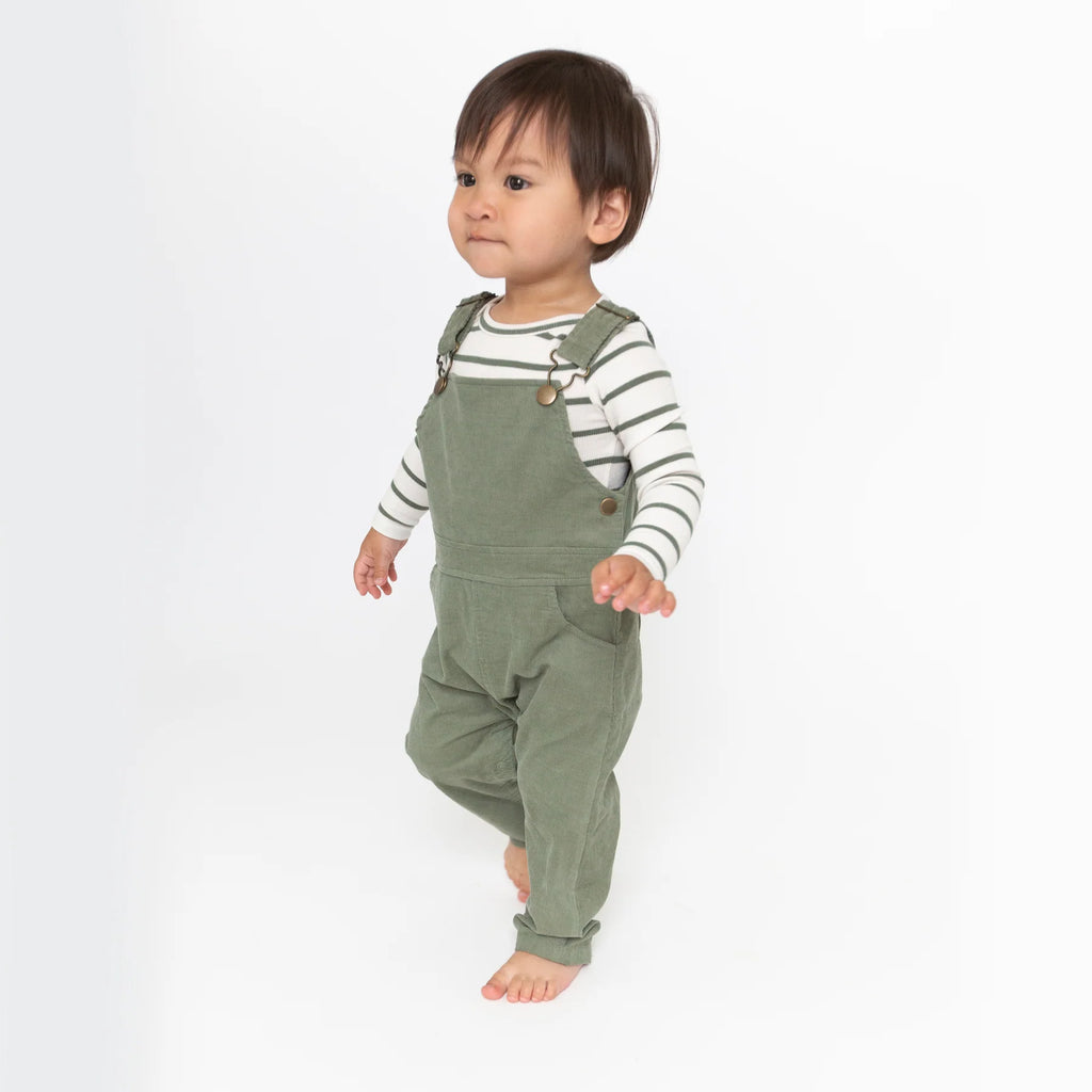 Oil Green Classic Corduroy Overall – Bicycle Pie