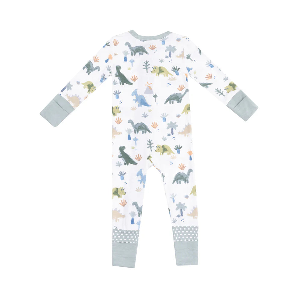 Soft Dinos 2-Way Zip Romper – Bicycle Pie
