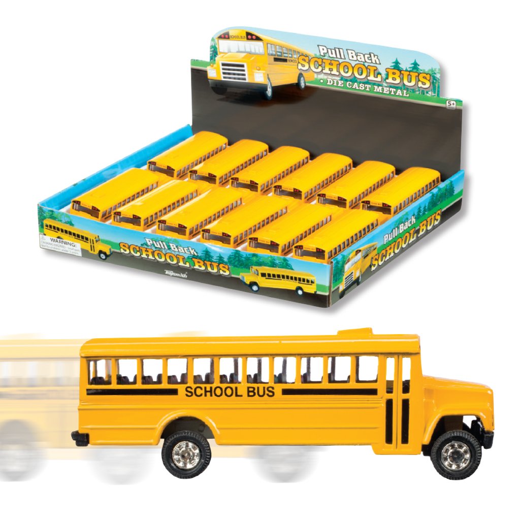 Pull-Back School Bus – Bicycle Pie